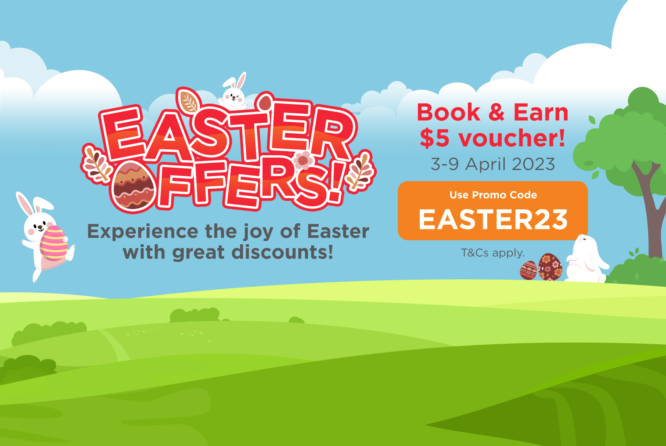 【EASTER23】 Earn extra $5 for your next meal! - eatigo SG Blog